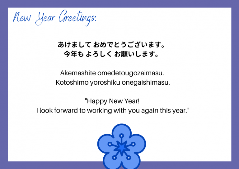 Japanese Greetings : Good way to say the Year end and New Year ...